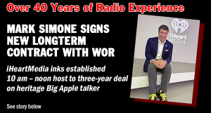 Talk Host Mark Simone Inks New Deal with WOR, New York – TALKERS magazine