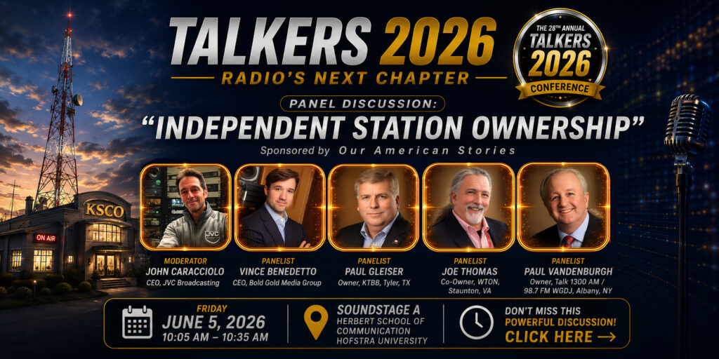 TALKERS 2026 to Present Discussion About Independent Radio Station ...