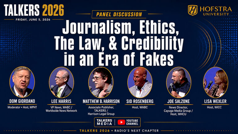 TALKERS 2026 Video: Panel Discussion – “Journalism, Ethics, the Law ...
